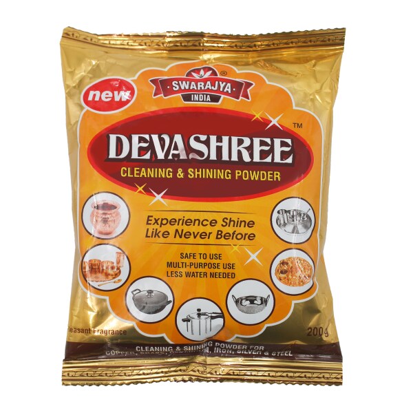 Swarajya India Devashree Cleaning & Shining Powder - For Pooja Pots & Domestic Pots -Combo Pack ...
