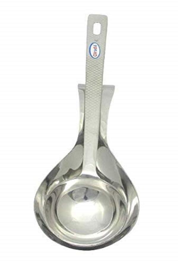 Olrada Stainless Steel Ladle Spoon/Rest Holder Holder Stand 2pc Set ...