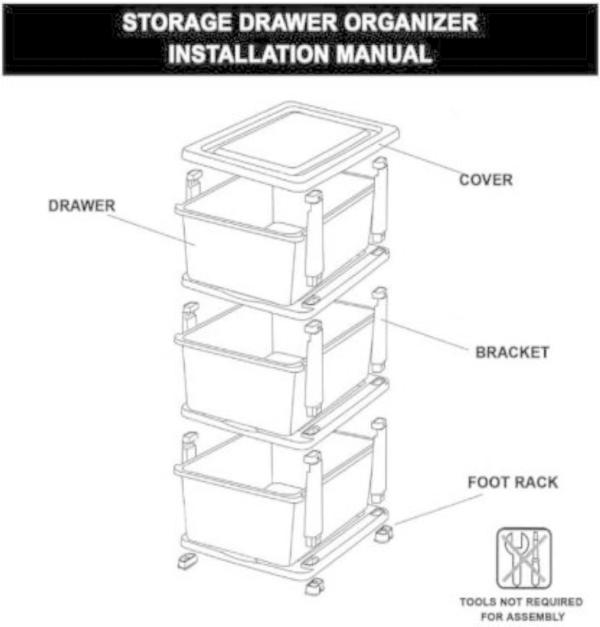 SELECTOR Mahadev Enterprise Multicolor Plastic Chest of 5 Multi-Purpose ...