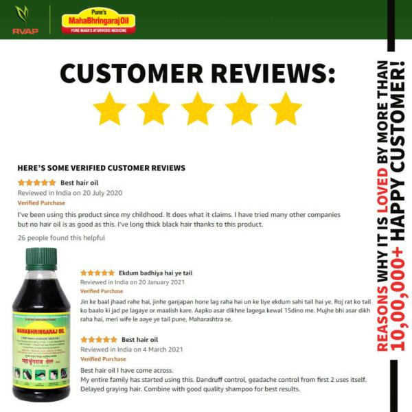 Mahabhringaraj Oil | Pure Maka's Ayurvedic Medicine | Stops Greying and ...