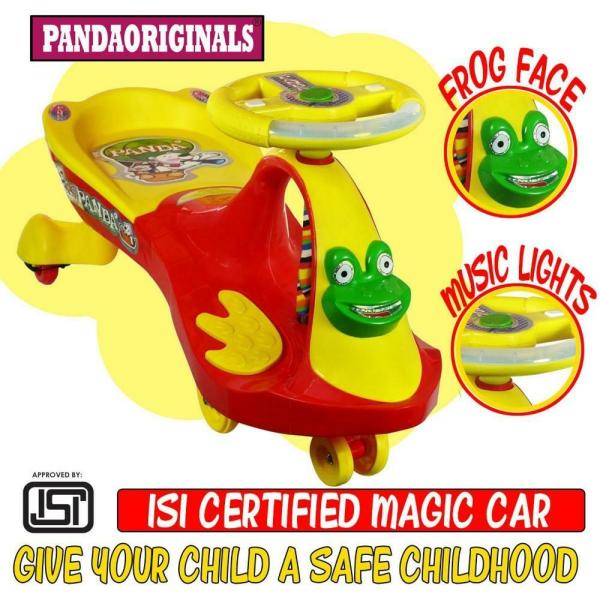 Pandaoriginals Red Plastic Frog Magic Car Tricycle For Kids - JioMart