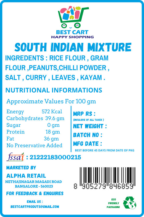 SOUTH INDIAN MIXTURE NAMKEEN SNACKS 400 GRAMS - JioMart
