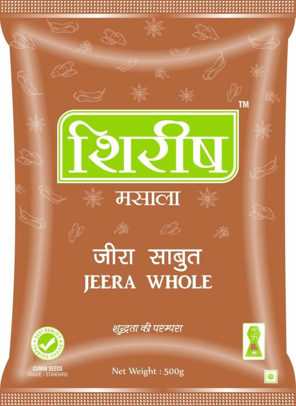 Shirish Masala Organic Jeera Seeds whole spices 500gm, Cumin seed,zeera ...