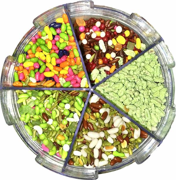 Veganic Mukhwas | 5 in 1 Mouth Freshner | 300gm | Green Saunf, MInt ...