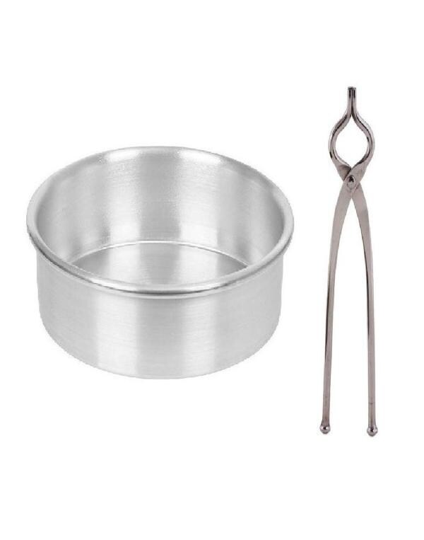 Wofier Aluminium Round Shape Cake Mould With Stainless Steel Sandasi ...