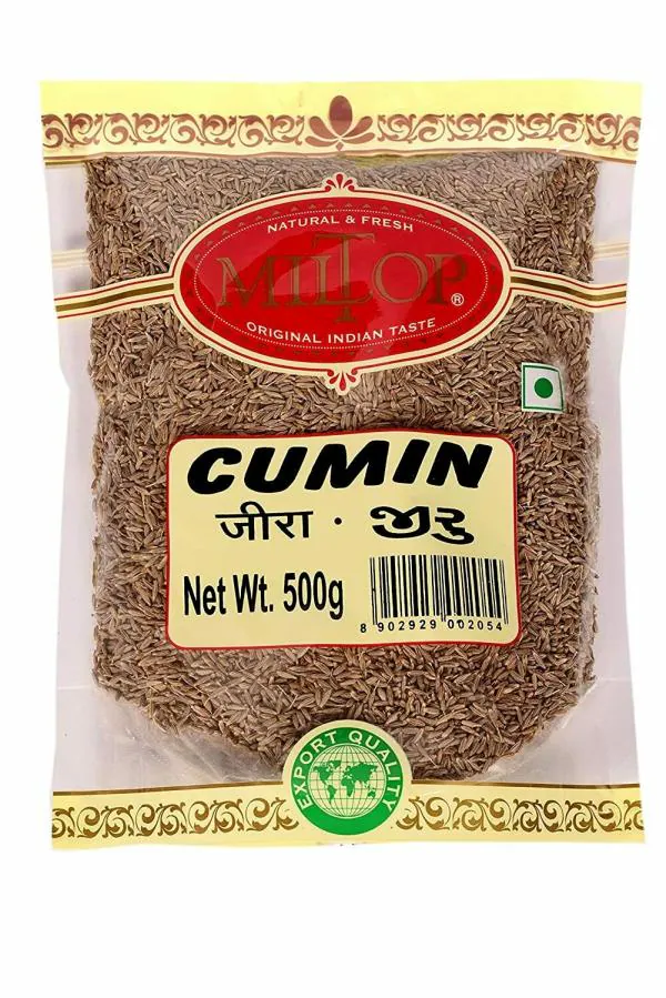 Miltop Natural Jeera Whole (Cumin Seed), 500g - JioMart