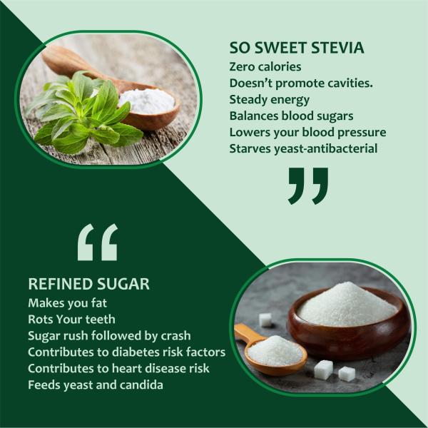 So Sweet Stevia Tablets Sugar Free Natural Zero Calorie Sweetener (Pack ...