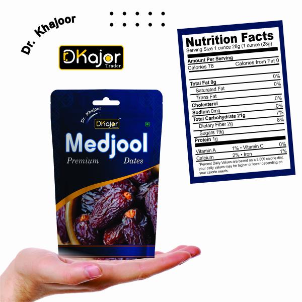 DR. KHAJOOR Medjool Jumbo Dates| Dates Dates 400 gm - JioMart