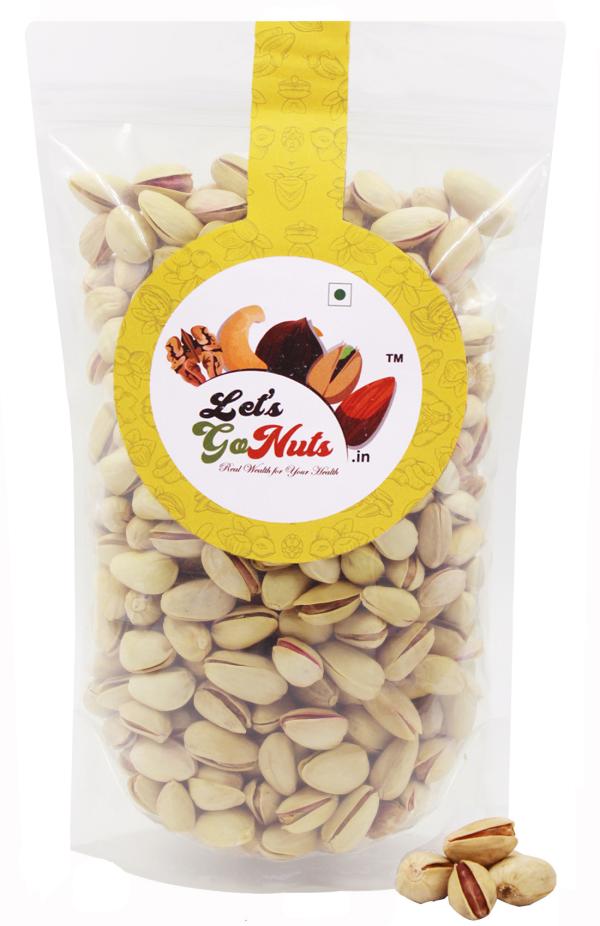 Let's Gonuts Pistachios Roasted & Lightly Salted 500g | Pista Nut | Dry ...