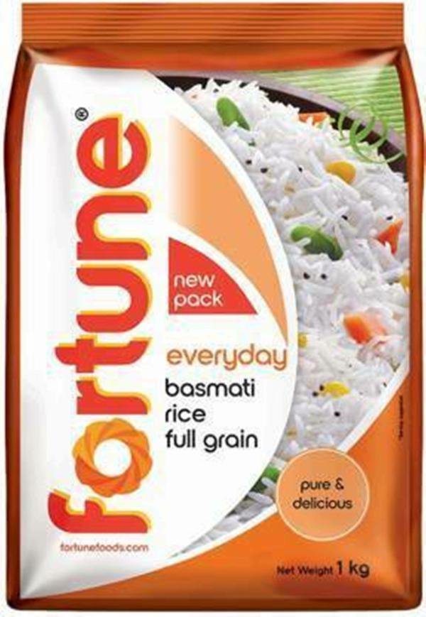 FORTUNE EVERYDAY BASMATI RICE FULL GRAIN (1 KG) - JioMart