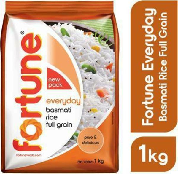 FORTUNE EVERYDAY BASMATI RICE FULL GRAIN (1 KG) - JioMart