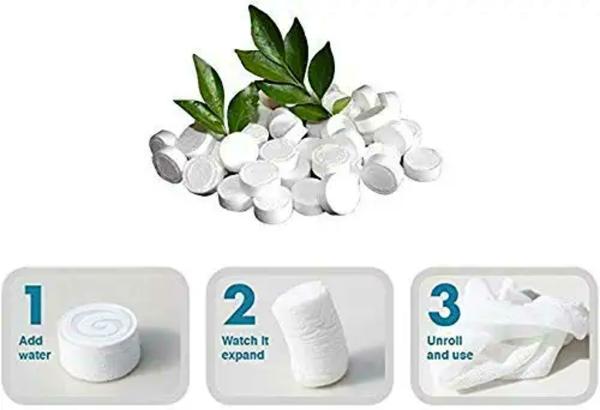 Divine Home Cotton Tablet Coin Tissue - 50 Pieces - JioMart