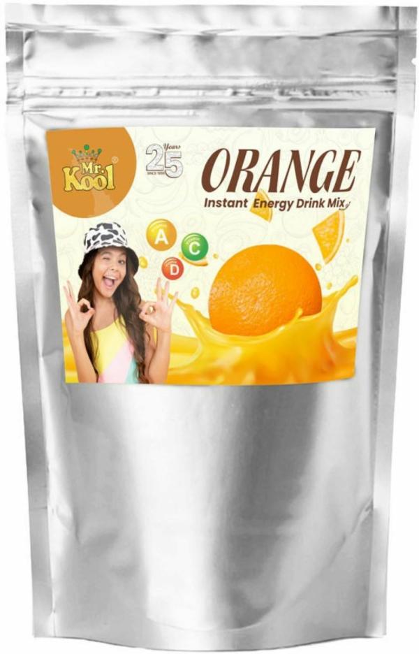 Mr.Kool Refreshing Orange Flavor Instant Drink Powder 400gm. Energy ...