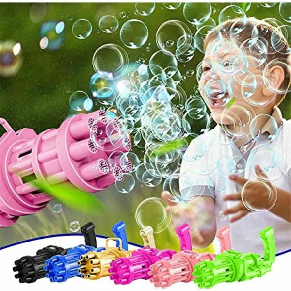NAXUE Plastic Electric Gatling Bubble Shooter 3 Y and Above - JioMart