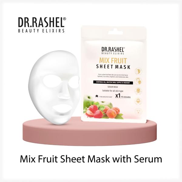 DR.RASHEL MIX FRUIT SHEET MASK WITH SERUM (PACK OF 3) - JioMart