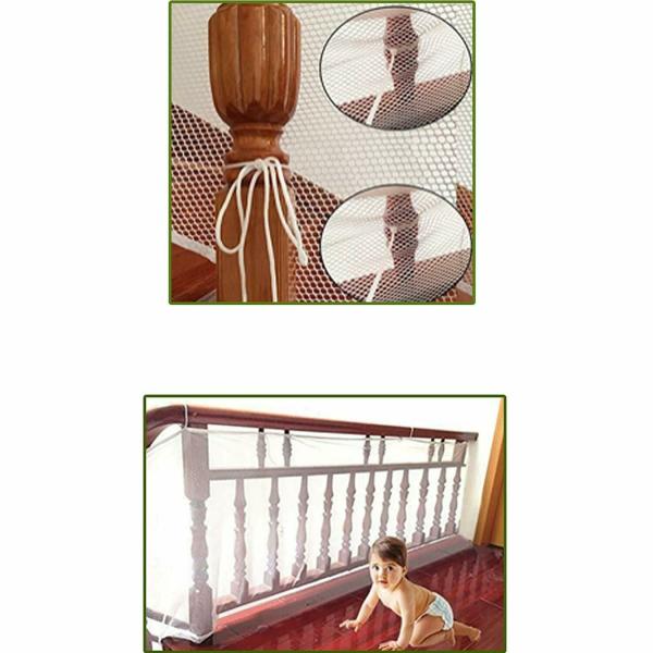 Safe-o-kid Strong Fine Mesh Fall Prevention Safety Net Pack of 2 - JioMart
