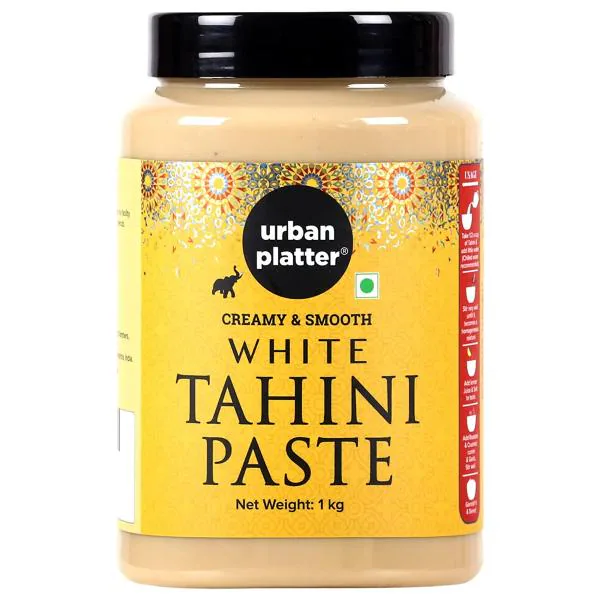 Urban Platter White Tahini Paste, 1Kg [100% Pure Hulled Ground Sesame ...