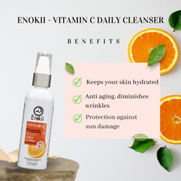 Enokii Vitamin C Daily Glow Natural Face Wash 100 ml - JioMart