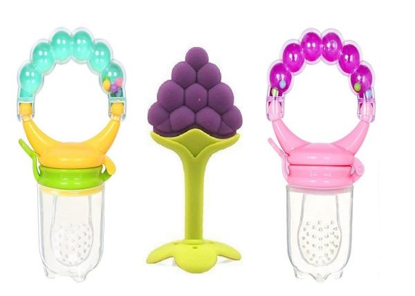 Gilli Shopee Multicolor Silicone Baby Fruit Nibbler With Baby Fruit ...