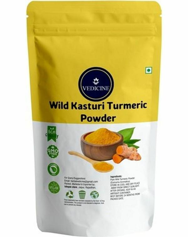 VEDICINE Paraben Free Kasturi Turmeric Amba Haldi Powder for Tan ...
