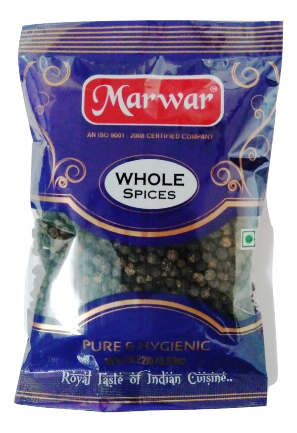 Marwar Black Pepper Whole, Extra Bold Size(Kali Mirch) 400 Grams - JioMart