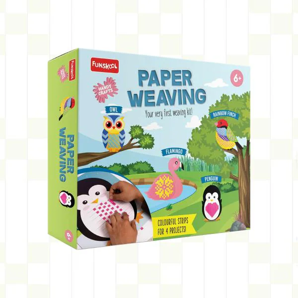 Funskool Multicolor Paper Weaving, An Art Of Paper Weaving Kit 4 ...