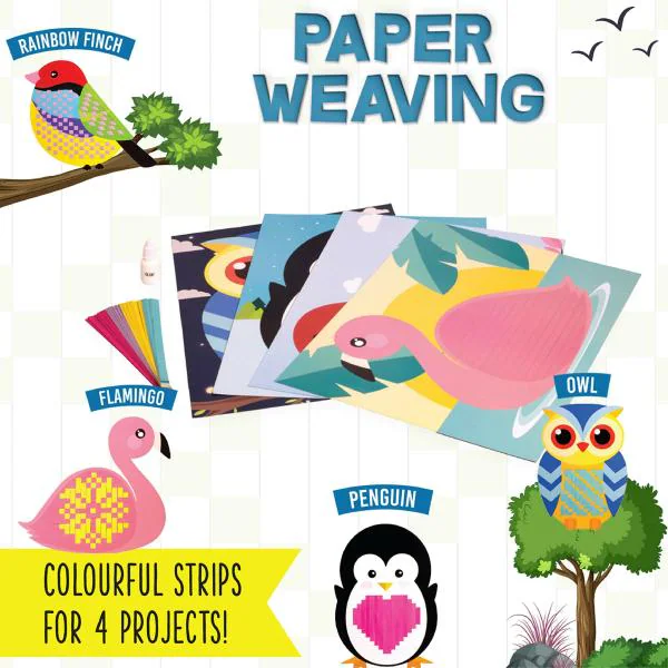 Funskool Multicolor Paper Weaving, An Art Of Paper Weaving Kit 4 ...