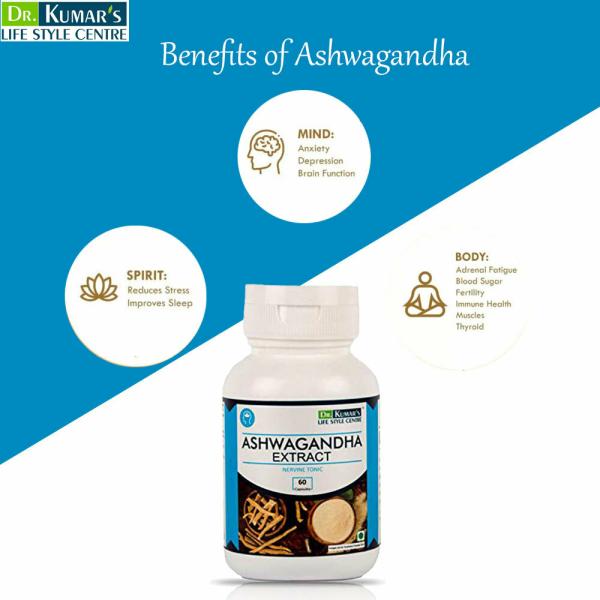 Dr Kumars Lifestyle Center Ashwagandha Extract (Withania Somnifera ...