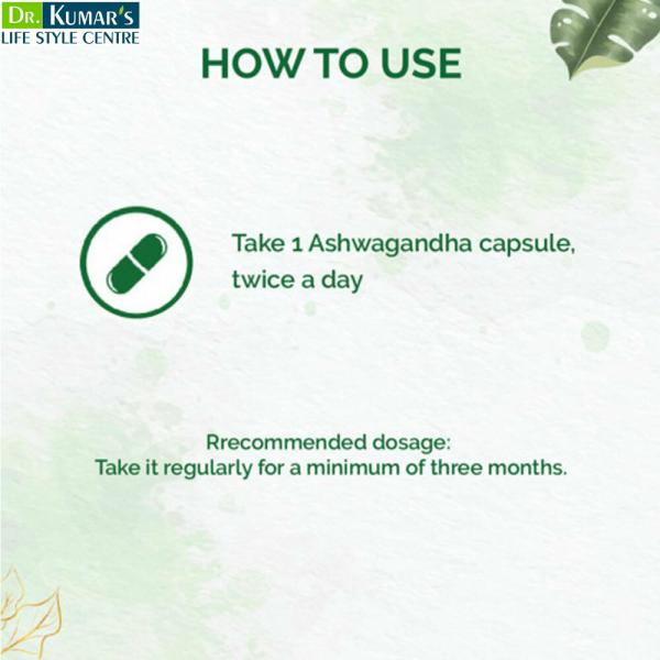 Dr Kumars Lifestyle Center Ashwagandha Extract (Withania Somnifera ...