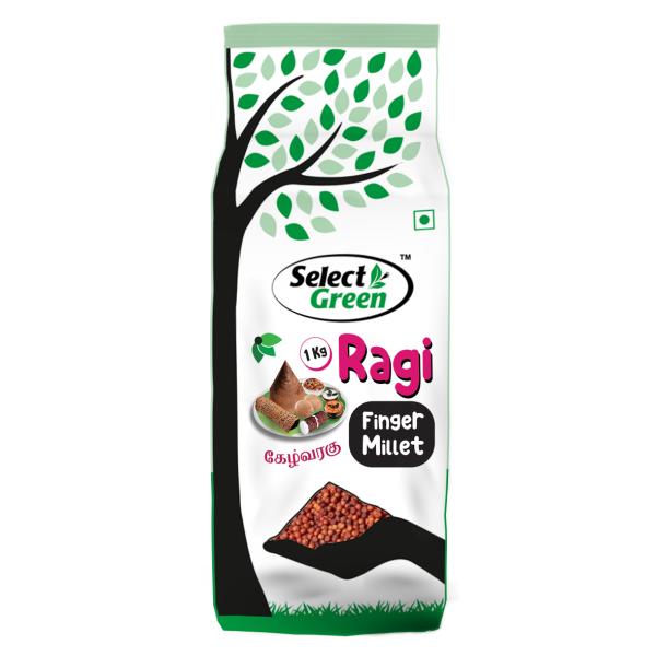 Select Green - Ragi Whole - 1Kg - Finger Millet - Ragi Sabut ...