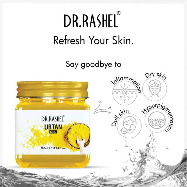 DR.RASHEL Ubtan (Haldi) Gel For Face & Body For Normal Skin | for ...
