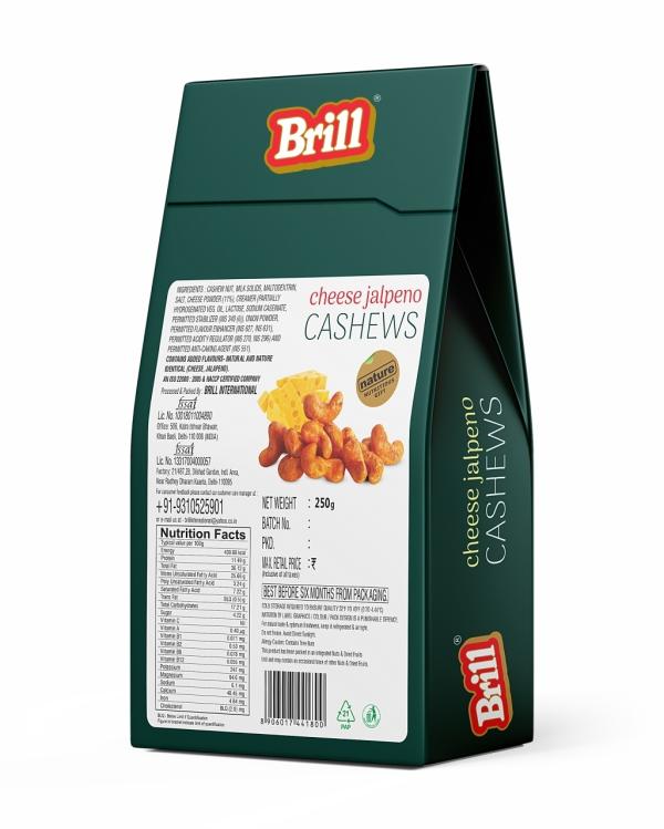 Brill Cheese Jalpeno Cashews 250g - JioMart