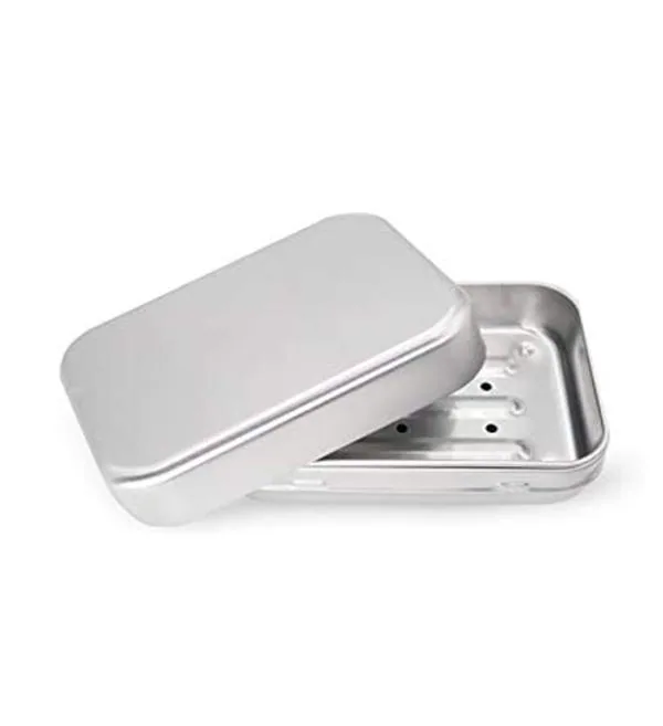 Pmw - Steel Soap Box - Metal Soap Tin - Rectangle Shape - 2 Metal Soap ...