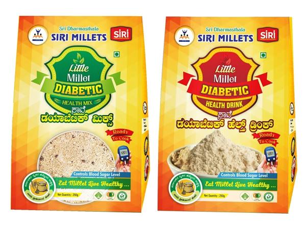 SIRI MILLETS Little Diabetic Health Mix Grain Form for Easy Bowel ...