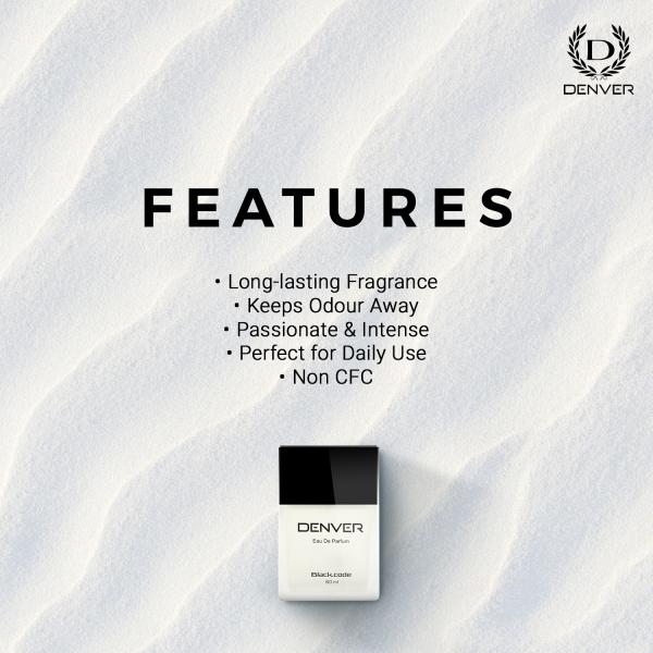 DENVER Black Code Perfume Eau de Parfum - 60 ml (For Men) - JioMart