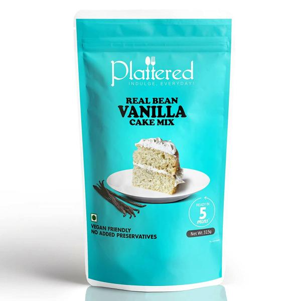 Plattered Real Vanilla Cake Mix, 315 Gm - JioMart