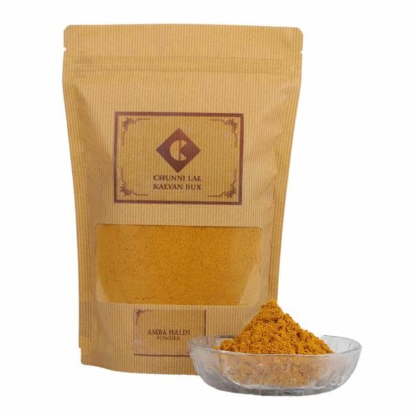 CHUNNI LAL KALYAN BUX Kasturi Haldi Powder - Curcuma Amada - Wild ...