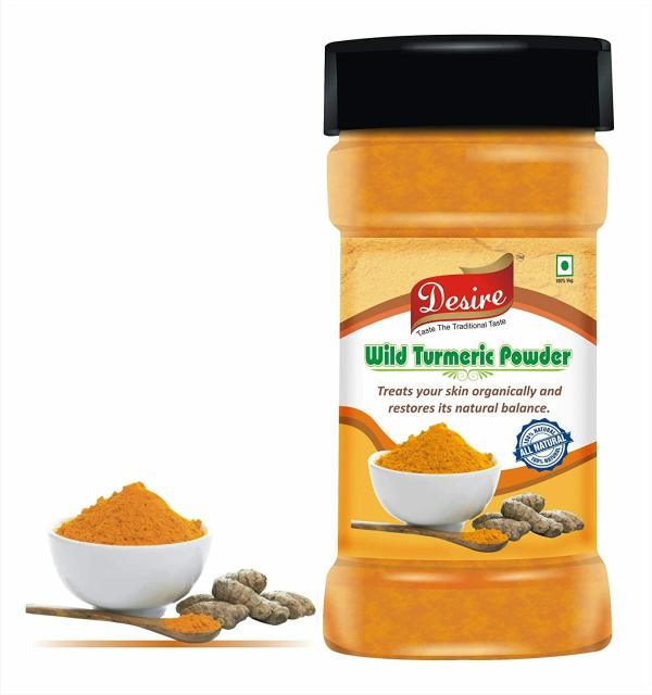 Desire Wild Turmeric Powder 50 Gram | Jangli Haldi for Skin Glowing for ...