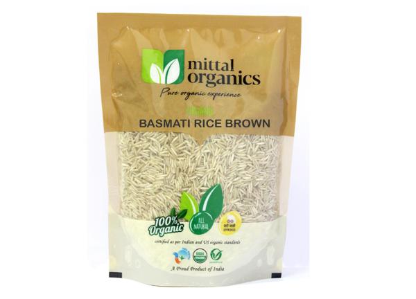 Mittal Organic - Organic Brown Basmati Rice 1.5KG (500gm X 3) - JioMart