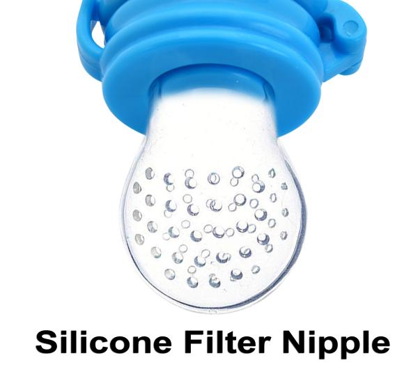 THE LITTLE LOOKERS Fruit/Food /Pacifier/Nibbler with Silicon Mesh in ...