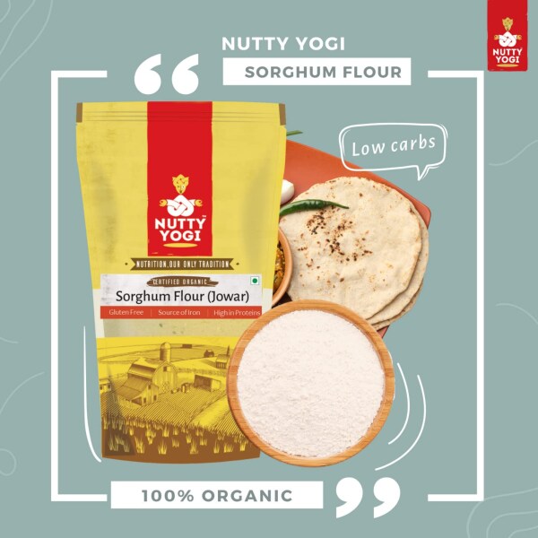 Nutty Yogi Sorghum Flour / Jowar Atta - JioMart