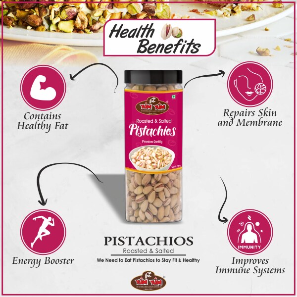YUM YUM Premium Roasted & Salted Pistachios 150g - JioMart