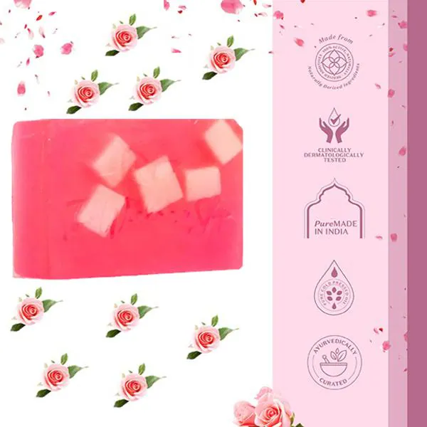 BADA HAIR Rose Bath Soap | Bathing Soap For Face & Body | Unisex ...