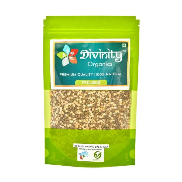 Divinity Organics | Unpolished Organic Moong Dal Split 500g - JioMart