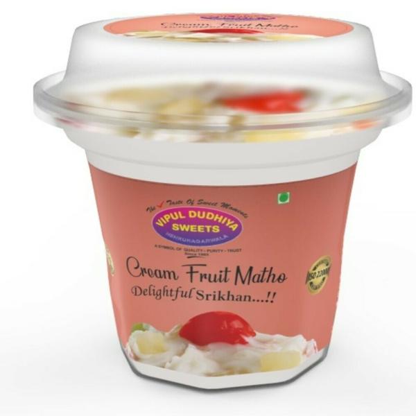 CREAM FRUIT TRAVEL PACK MATHO(250 gm) VIPUL DUDHIYA SWEETS - JioMart