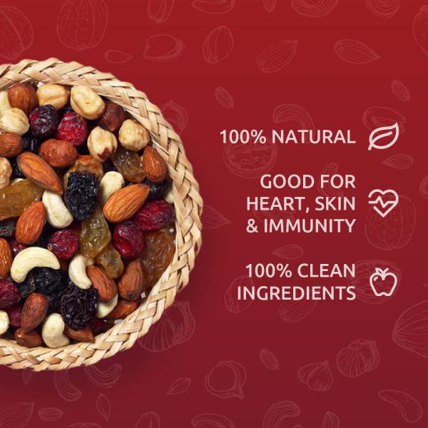 Farmley 7 in 1 Nutty Trail Mix - Protein Rich, Mix Dry Fruit Snack Jar ...