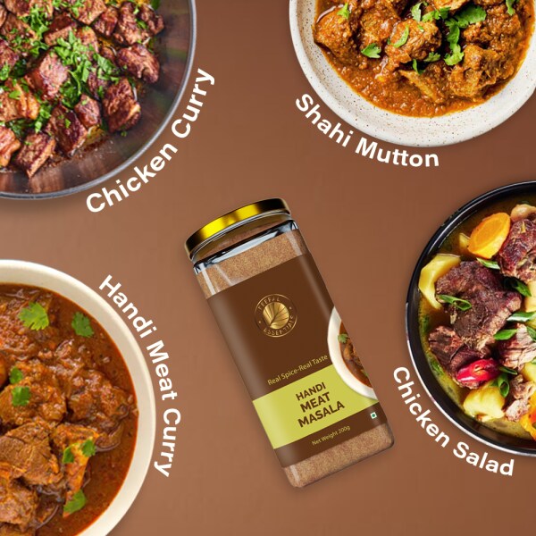 Peepal Essentials Handi Meat Masala, Powdered Spice (Pack of 1) - JioMart
