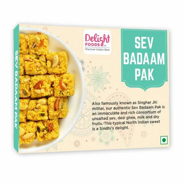 Sev Badaam Pak 500g Sev Barfi BurfiIndian Sweets Mithai - JioMart
