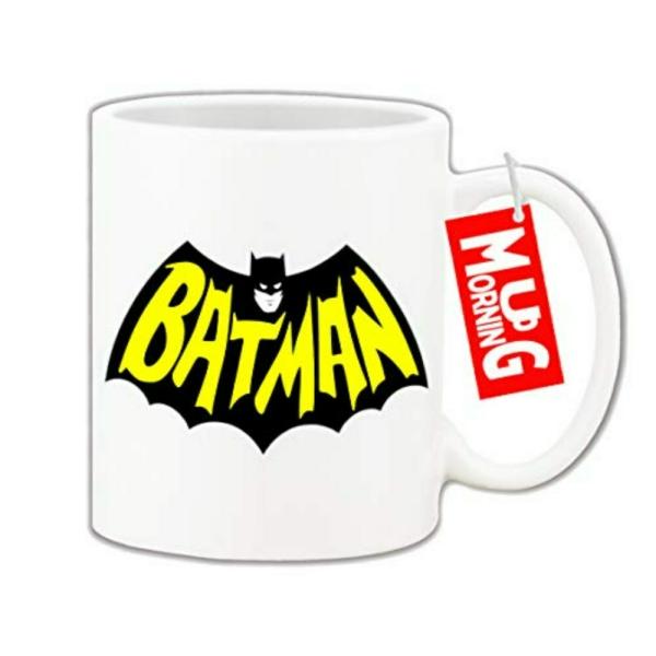 Mug Morning Batman Mug (White) Batman Mug for Men or Kids - JioMart
