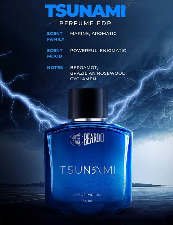 Beardo Tsunami Perfume EDP 100ml - JioMart